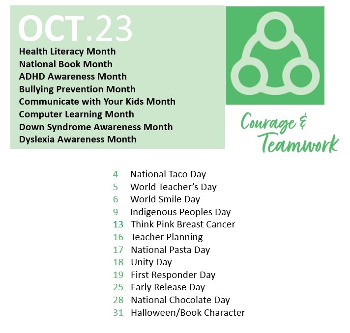 October Character Traits – RCSA Rocket Link